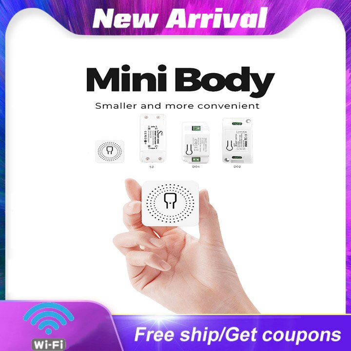 10A/16A Mini Smart Wifi Diy Switch Ondersteunt 2 M... – Vicedeal