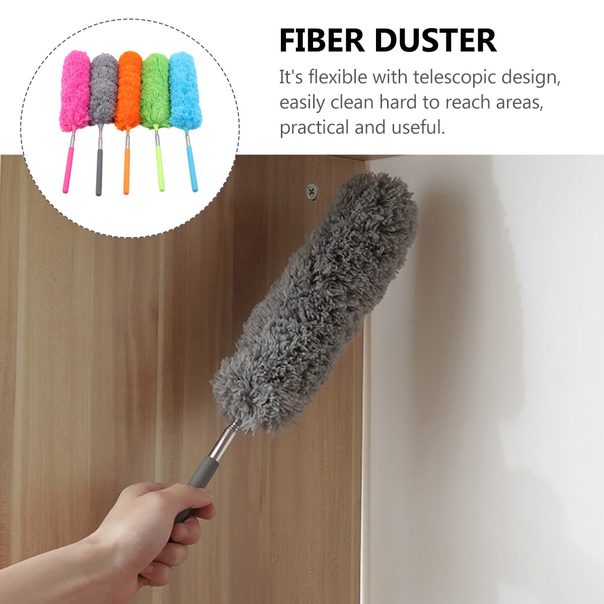 5pcs Extendable Duster Home Duster Sweeping Duster... – Grandado