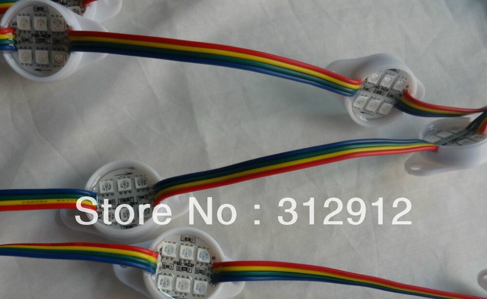 20 stücke DC12V 6 LEDs WS2801 LED-Pixel-modul; 30m... – Grandado