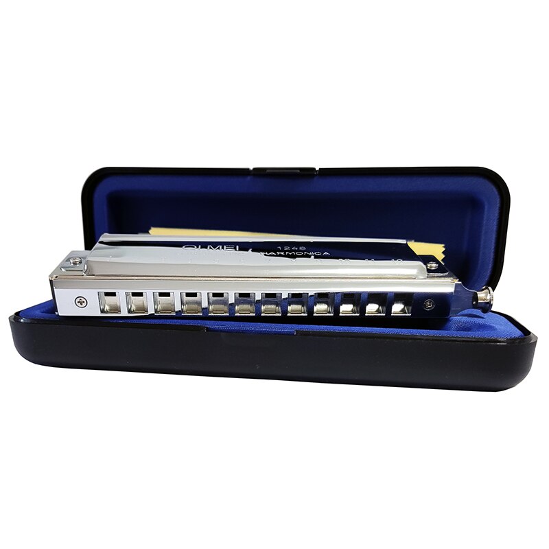 Qimei 12 otwory harmonijka chromatyczna usta organ... – Grandado