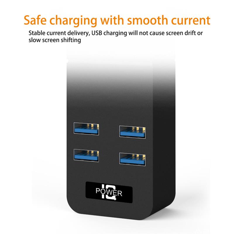 4 USB Ports Charging Socket, 5V 3.1A Anti-Surge Fl... – Grandado