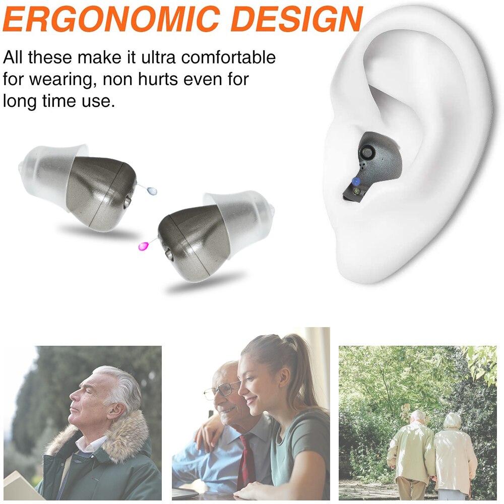 Hearing Aids Rechargeable Intelligent Style Low-No... – Grandado