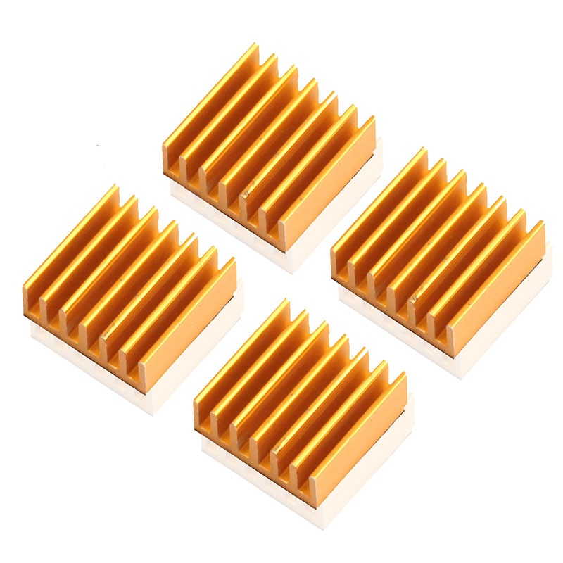 10Pcs Younuon 14X14X6Mm Golden Aluminium Koellicha... – Grandado