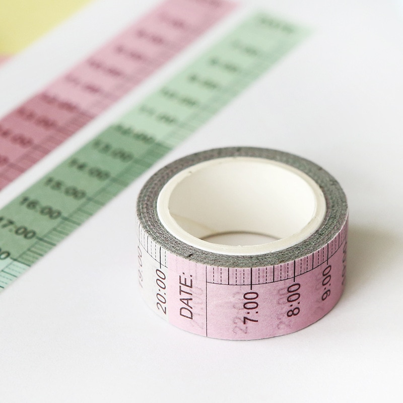 Timeline Week Plan Washi tape DIY Decoration Scrap... – Vicedeal