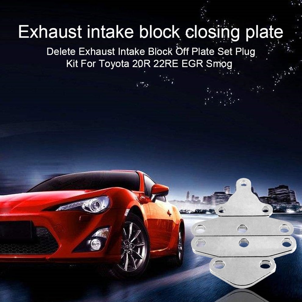 Delete Exhaust Intake Block Off Plate Set Plug Kit... – Grandado