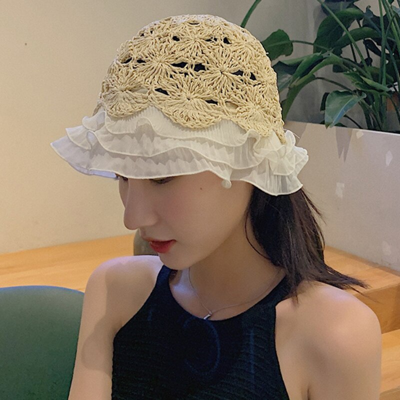 HT3204 Mode Vrouwen Hoed Dames Packable Gehaakte S... – Grandado