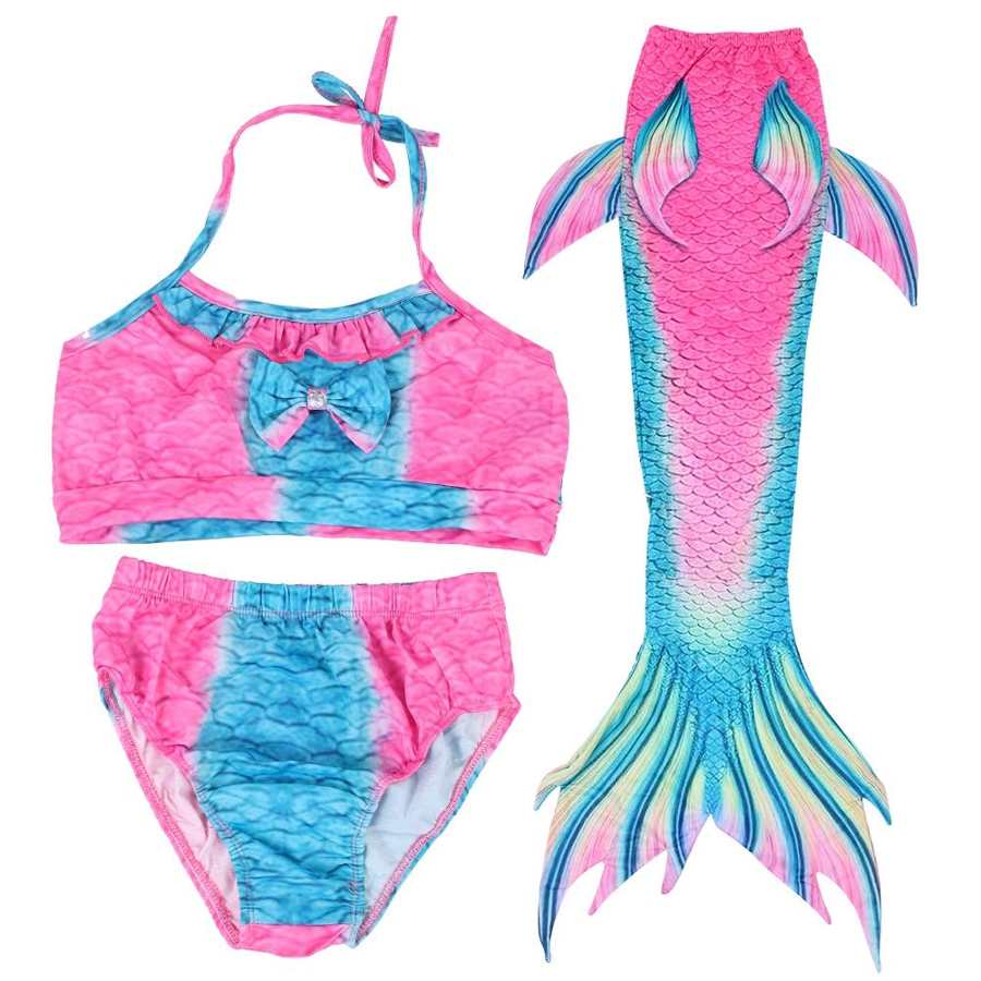 3Pcs Swimsuit Set Cosplay Costume Little Girl Biki... – Vicedeal