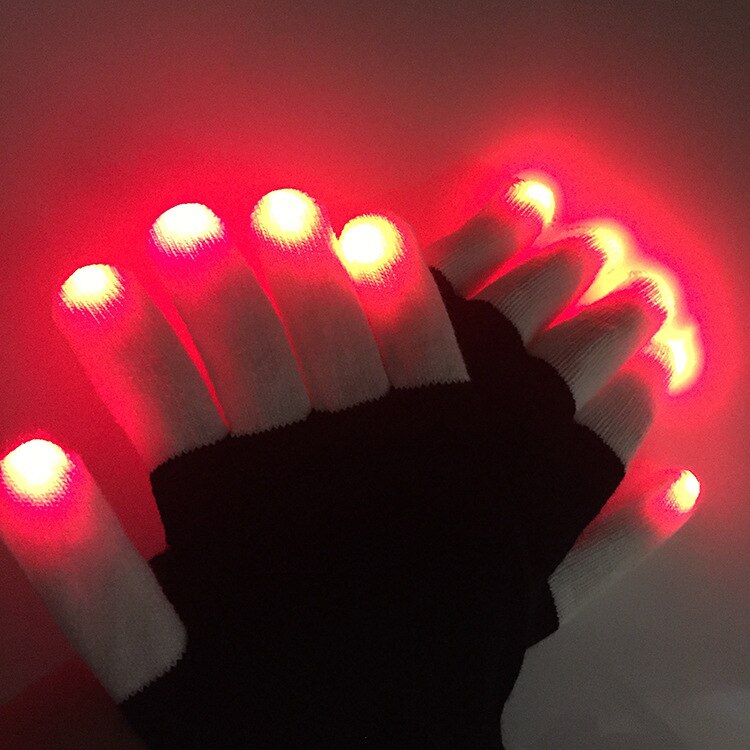 2pcs/1pair LED Light Glowing Gloves Colorful Lumin... – Grandado