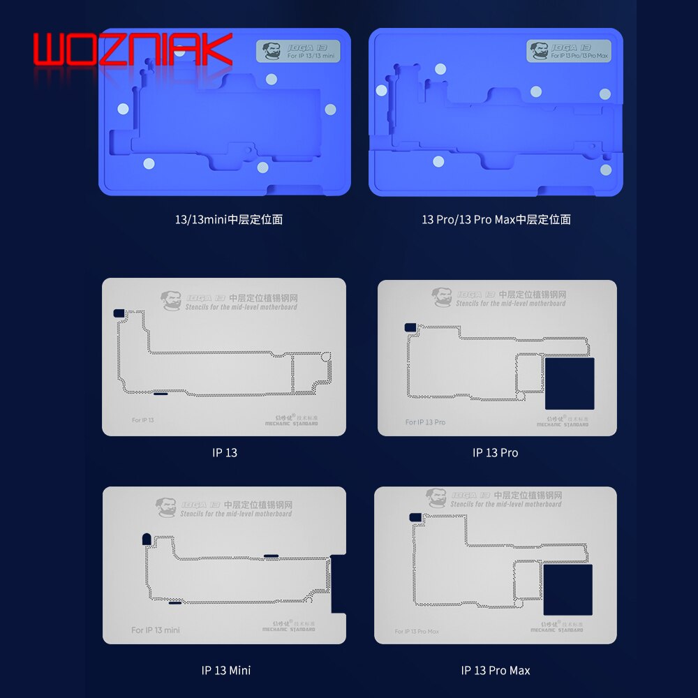 Monteur Ibga 13 Pro 4in1 Bga Reballing Stencil Pla... – Vicedeal