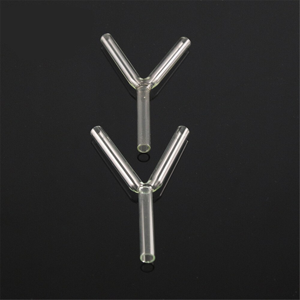 2pcs/lot Y-type Glass Connector Tube pipe lab Hose... – Vicedeal