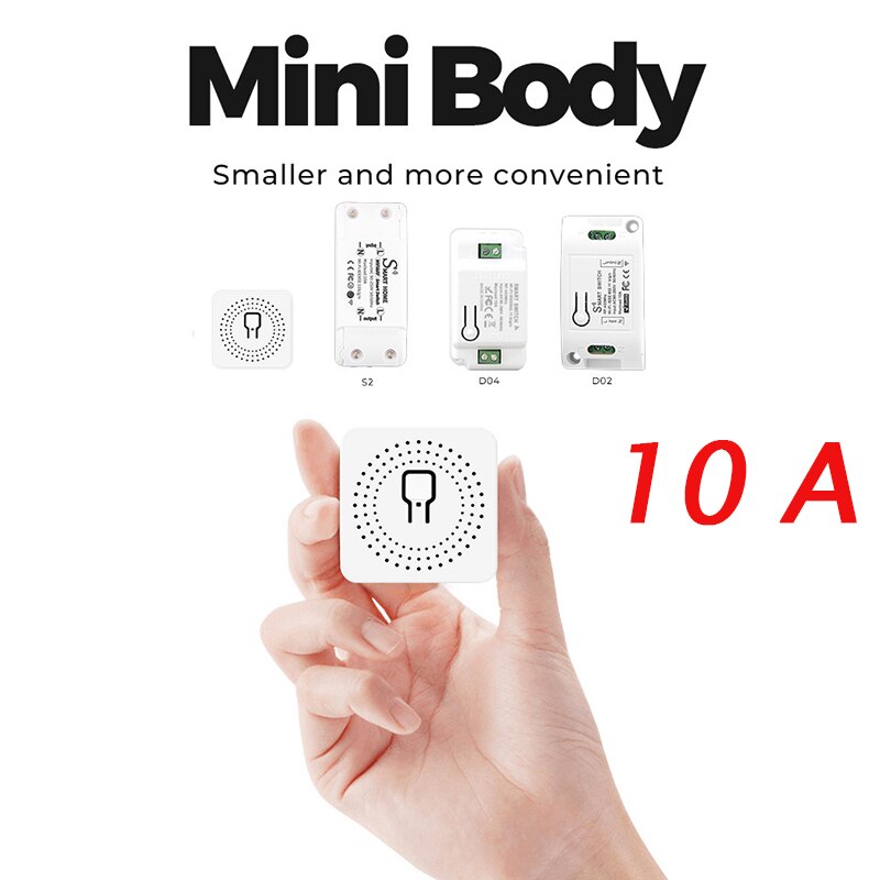 16A/10A Mini Smart Wifi DIY Switch Supports 2 Way ... – Vicedeal
