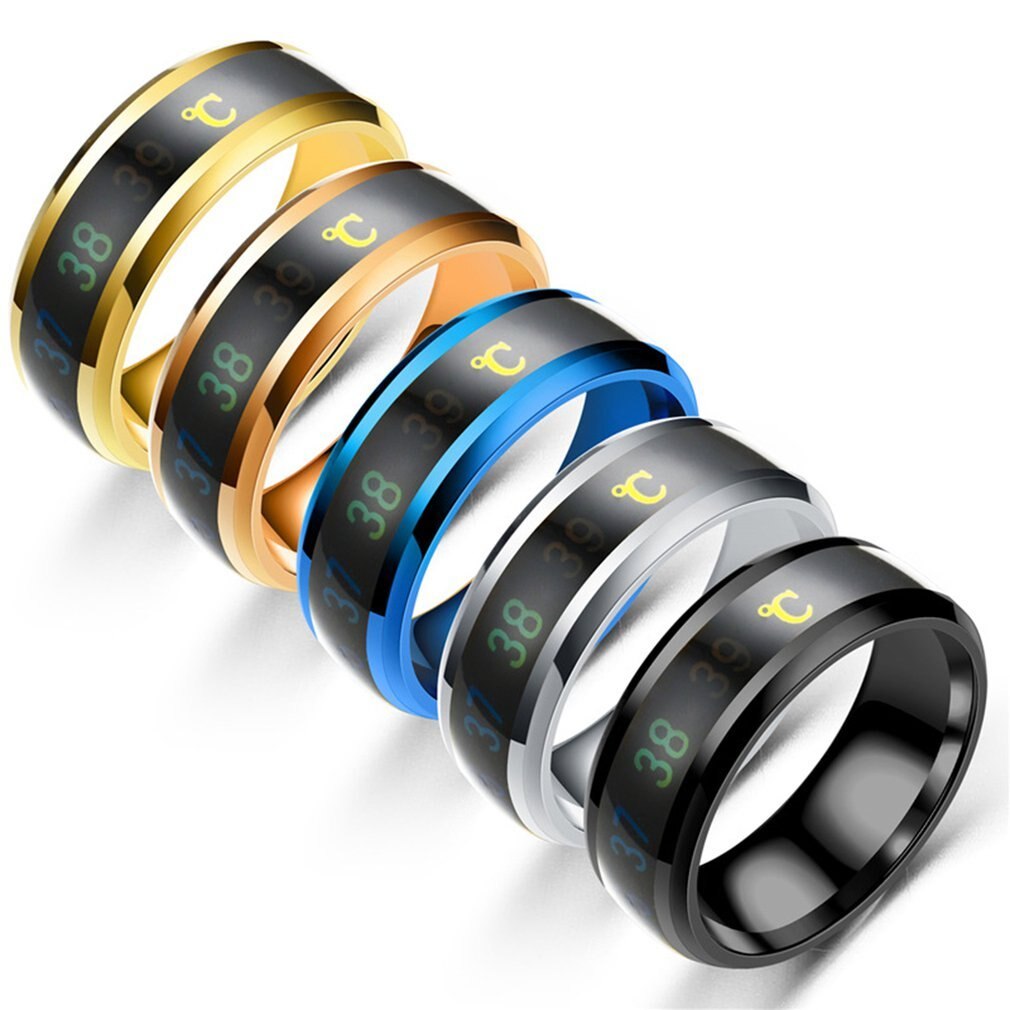 Titanium Steel Intelligent Temperature Sensing Rin... – Vicedeal