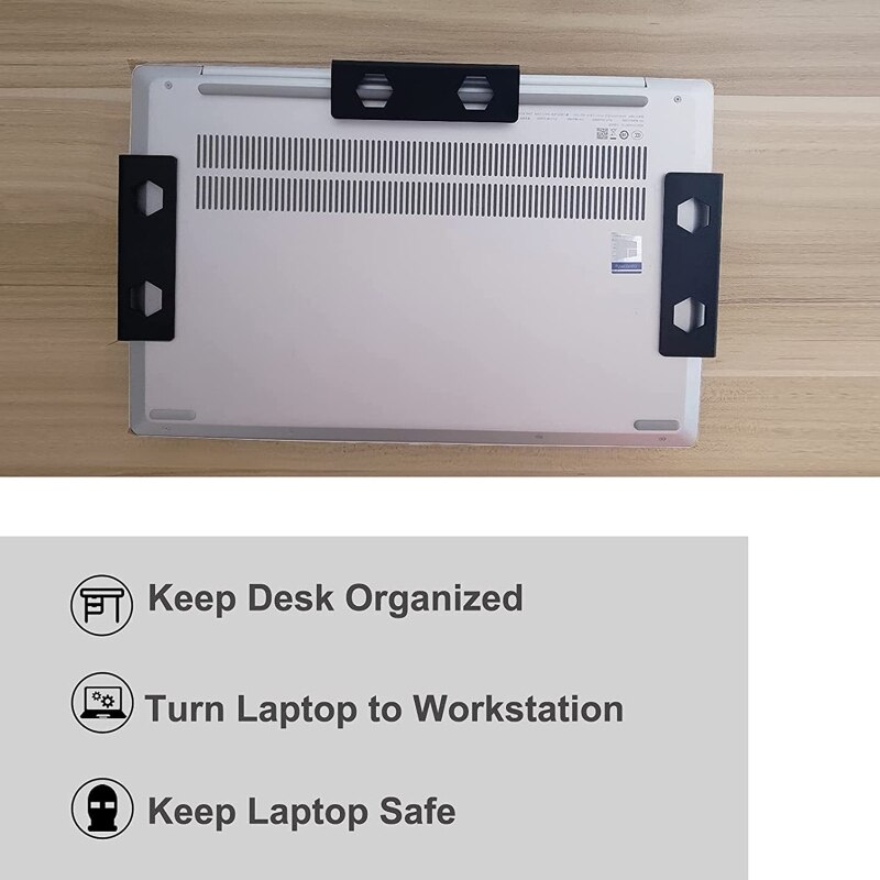 Under Desk Double Decker Laptop Holder Mount with ... – Vicedeal