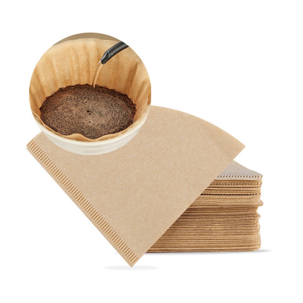 S/M Sizes V-shaped Coffee Filter Paper Disposable ... – Grandado