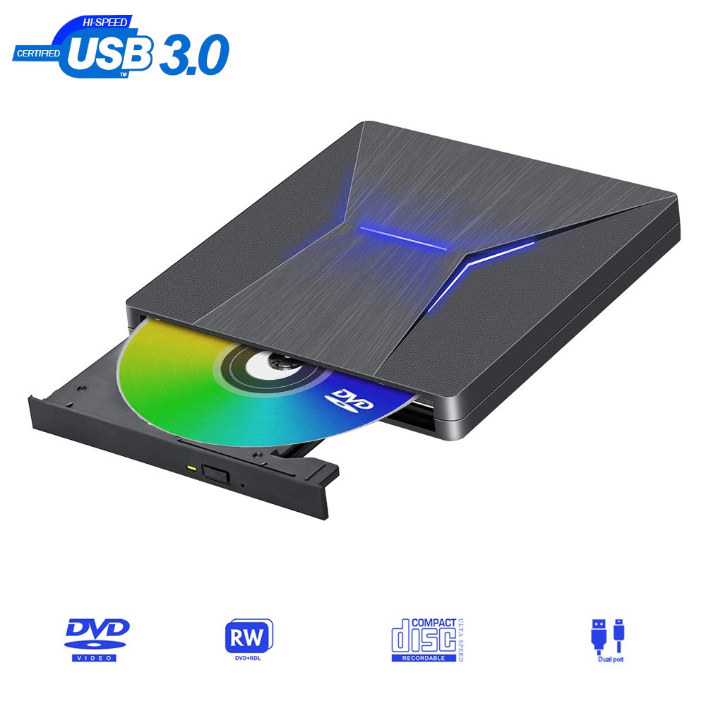 Yiyayo tipo c usb 3.0 externo cd drive dvd rw quei... – Grandado