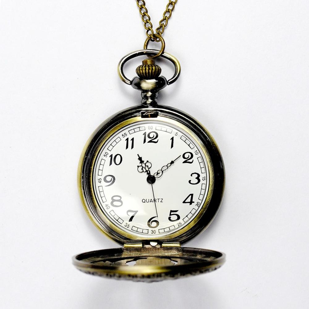 Retro pocket watch classic exquisite butterfly car... – Vicedeal