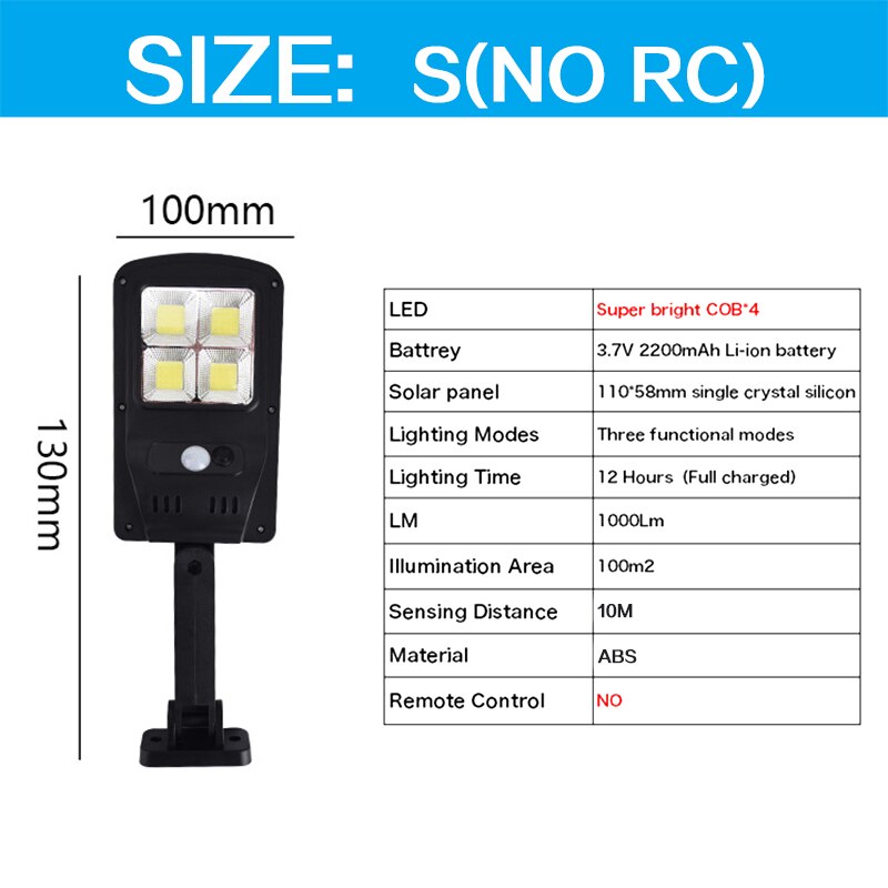 Outdoor Solar LED Street Light 360W Remote Waterpr... – Grandado