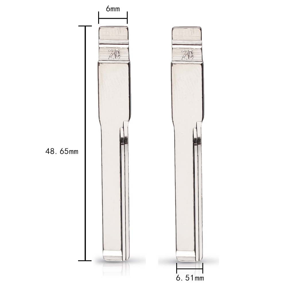 10PCS 20# HU64 Metal Key Blade Blank For Mercedes ... – Vicedeal