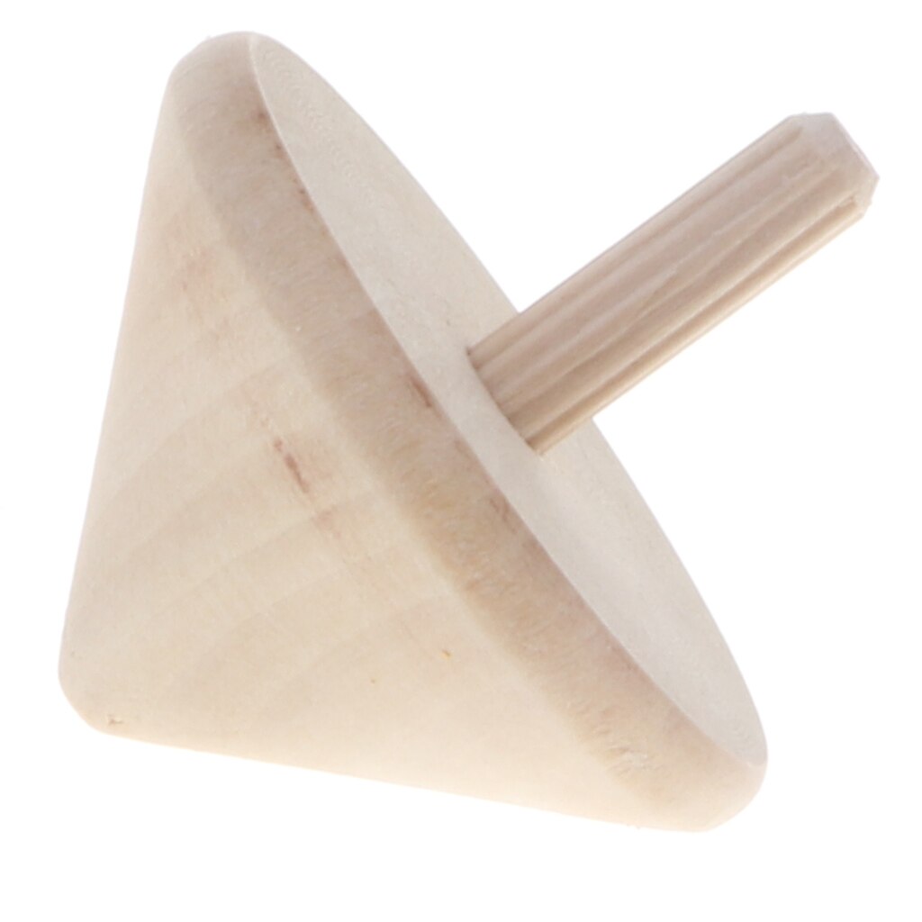 Set of 3 Classic Wooden Spinning Tops Peg-Top Chil... – Grandado