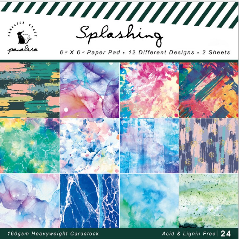 24 Shee6 Inch Scrapbook Paper Pack DIY Card Making... – Grandado