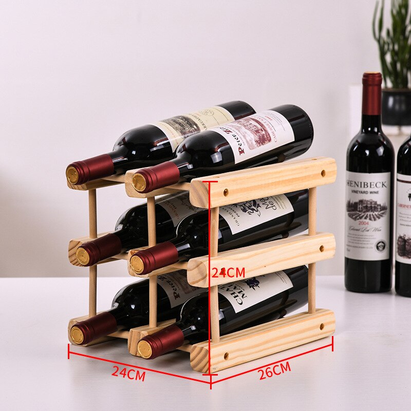 rack dining bar display Wine Rack Wooden Wine Rack... – Vicedeal