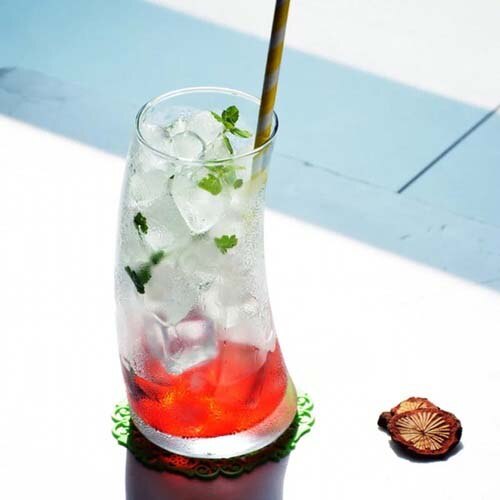 Home Juice Cold Drink Curved Inclined Cup Smoothie... – Grandado