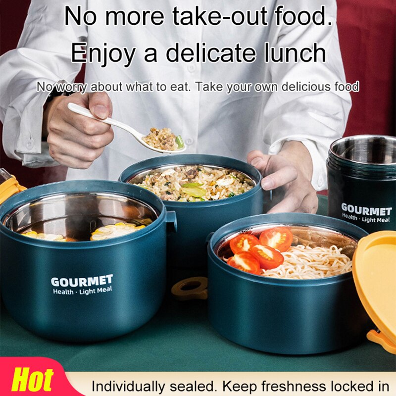 Food Thermal Jar Style Insulated Soup Thermos Bott... – Vicedeal