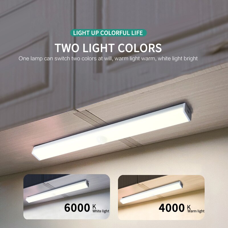 LED Closet Light USB Rechargeable Lamp Under Cabin... – Grandado