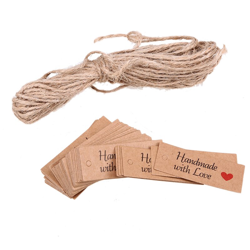 100pcs Label Tags with String Watch Jewelry Displa... – Vicedeal