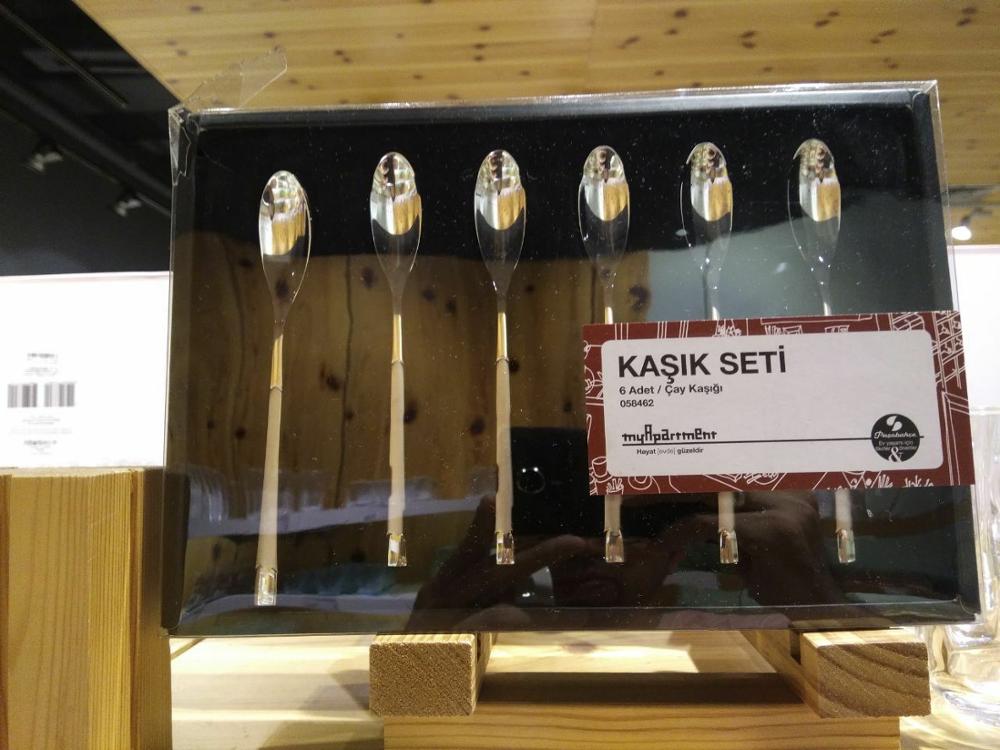 Pashabahce Plain Model Turkish Tea spoon Set for 6... – Vicedeal