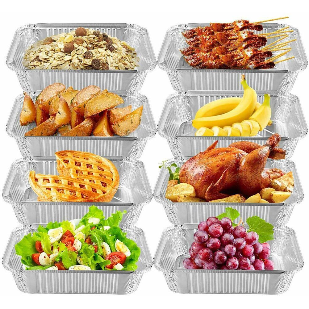 Recipiente desechable de aluminio para preparación... – Grandado