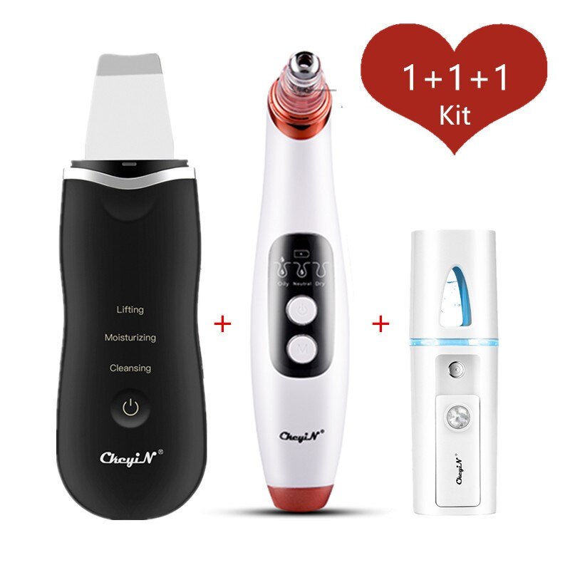 CkeyiN Ultrasonic Skin Scrubber Face Skin Spatula ... – Vicedeal