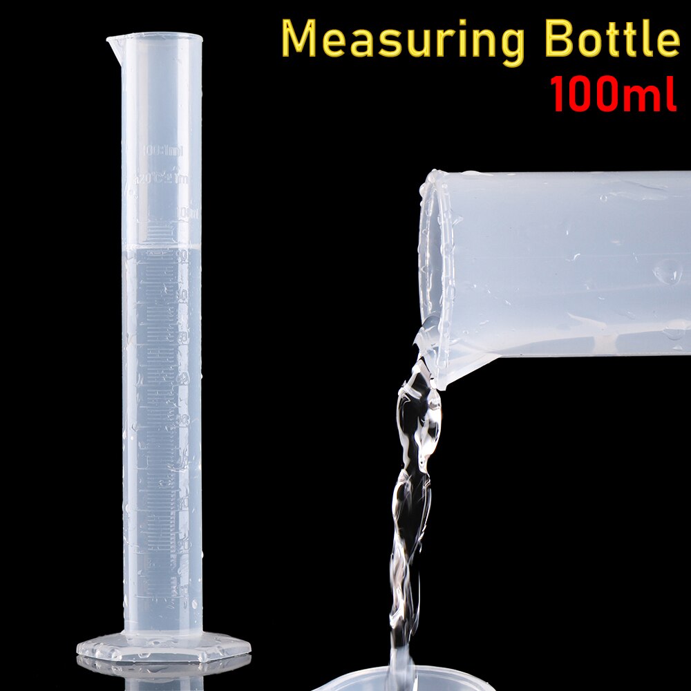 100ML Plastic Graduate Measure Bottle Hexagonal Ba... – Vicedeal