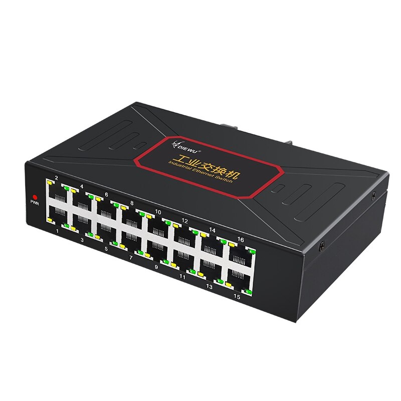 DIEWU 16 Ports Industrial Ethernet Switches 10/100... – Grandado