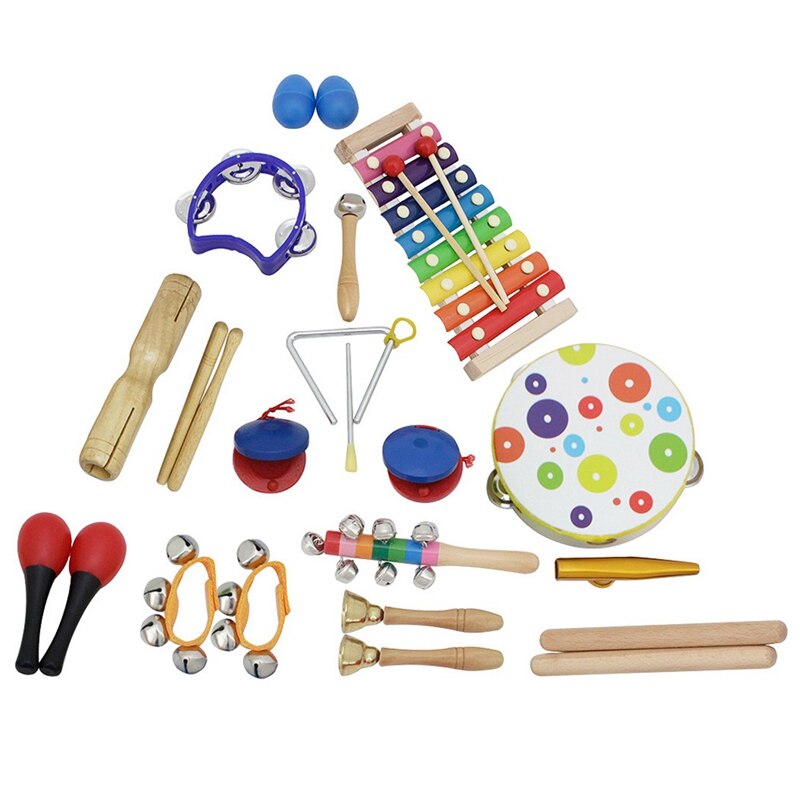 19Pcs Orff Musical Instruments Set Children Early ... – Grandado