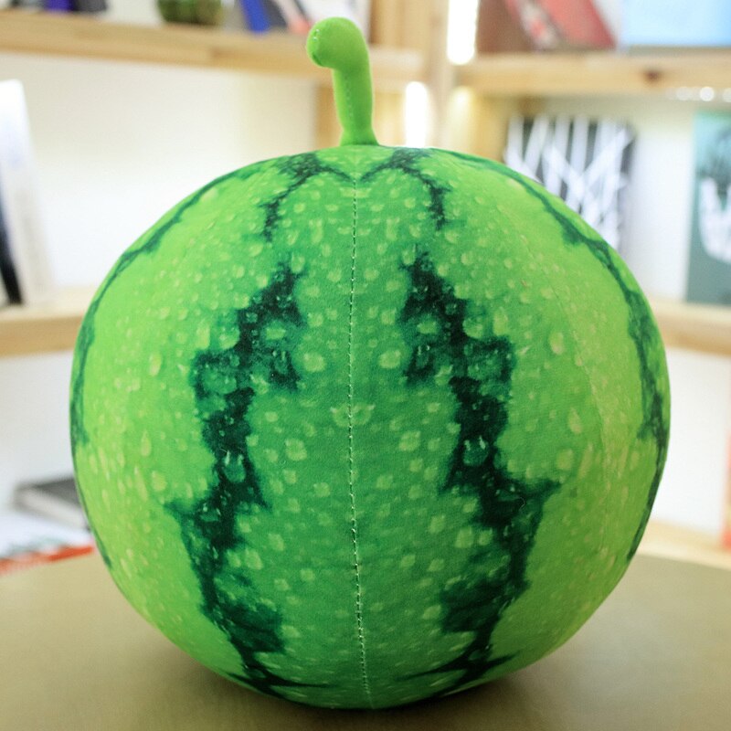 Round Shaped Fruits Watermelon Soft Plush Doll Lif... – Vicedeal