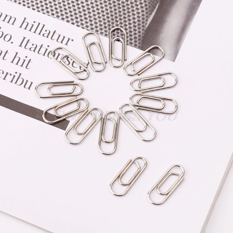 50PCS Small Mini Metal Paper Clips Bookmarks Photo... – Grandado