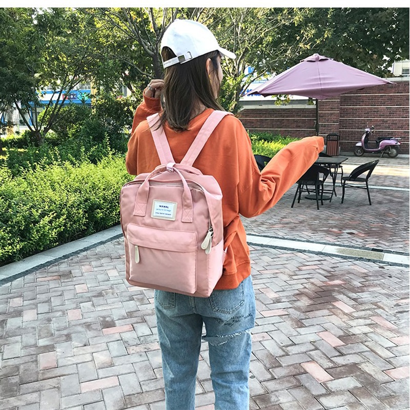 Simple Wild Lady Backpack College Campus Backpack ... – Vicedeal