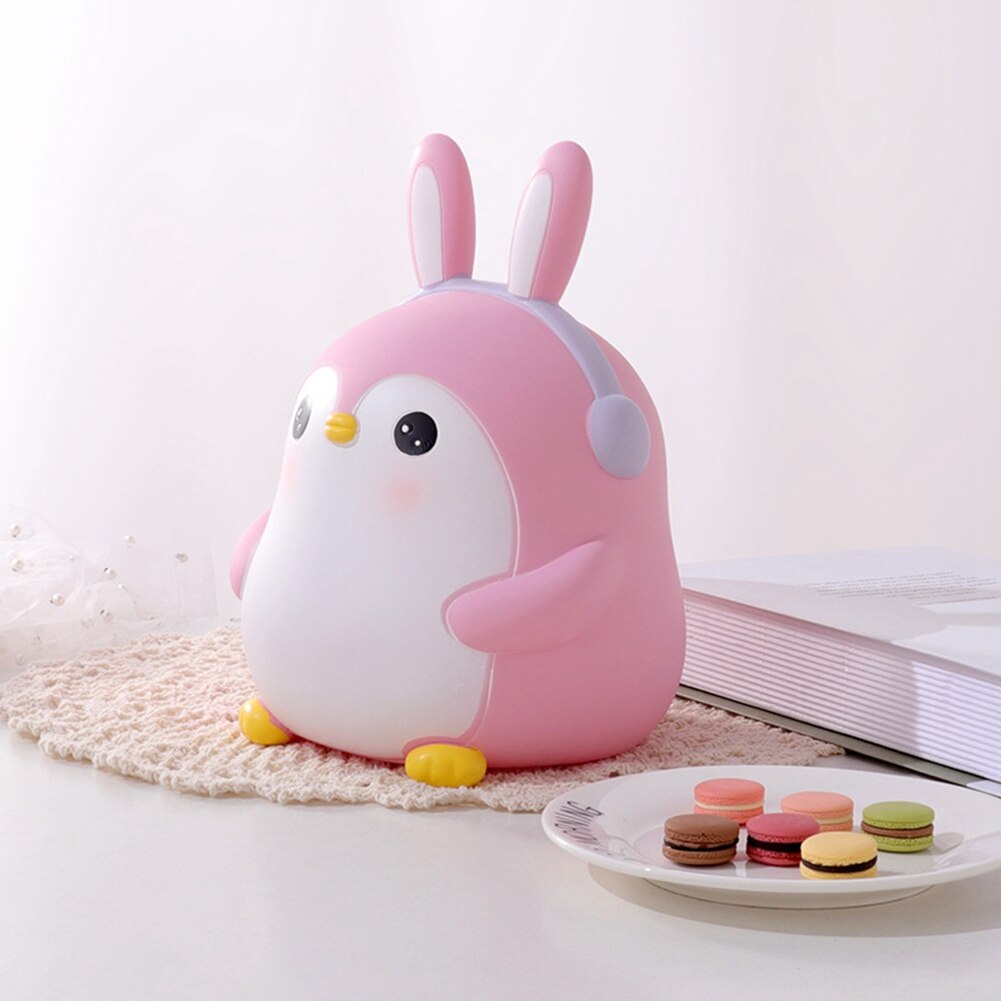 Penguin Piggy Bank Resin Crafts Decorations Home D... – Grandado