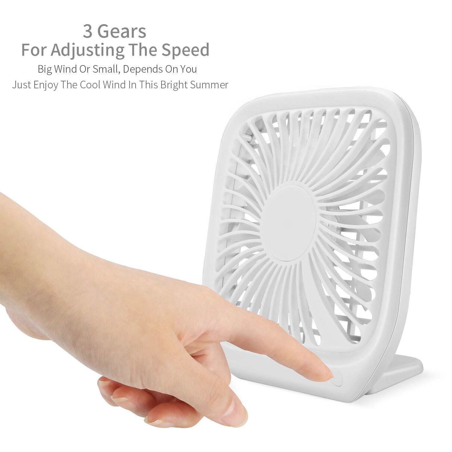 Portable Mini USB Noiseless Desktop Electric Fan D... – Grandado