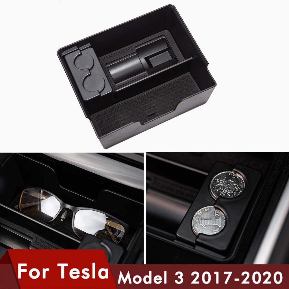 Model3 Car Central Storage Box For Tesla Model 3 Y... – Grandado