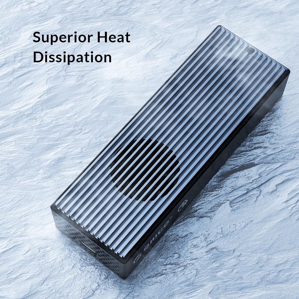 ORICO LSDT 20Gbps M.2 NVME SSD Case with Built-in ... – Grandado