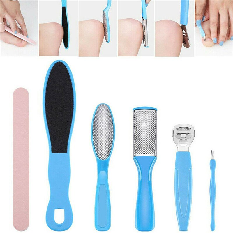 8Pcs Nail Tools Pedicure Kit Rasp Foot File Callus... – Vicedeal