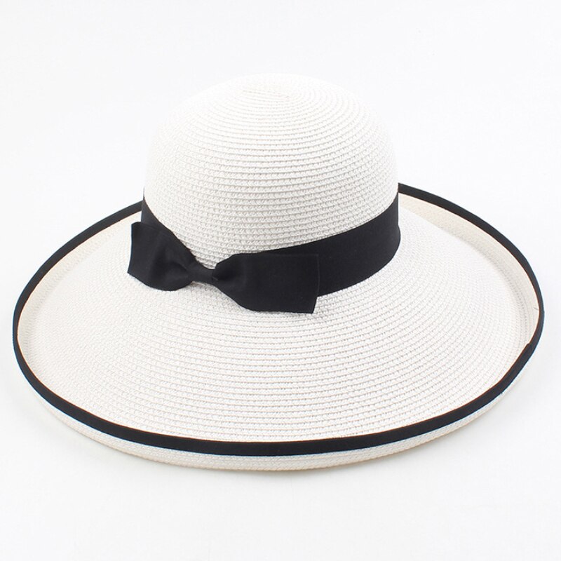 Ht3085 strandhatt stor stor bred brättad hatt dam ... – Grandado