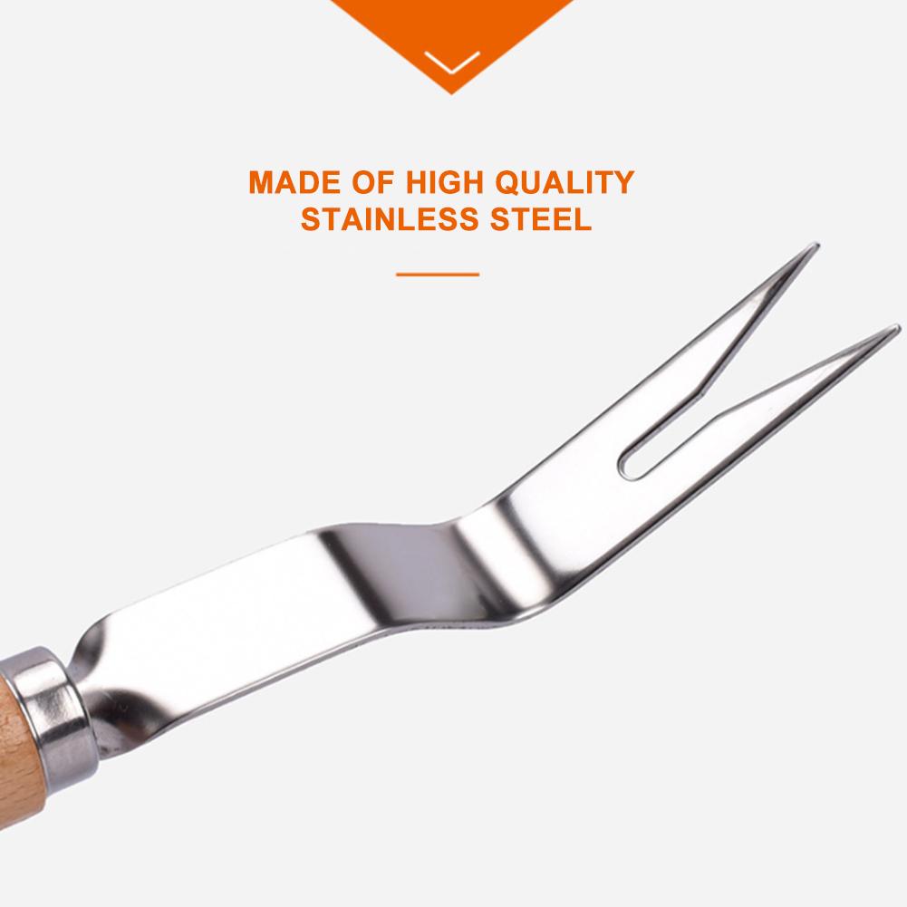 1Piece Manual Weeder Fork Wood Handle Gardening We... – Grandado