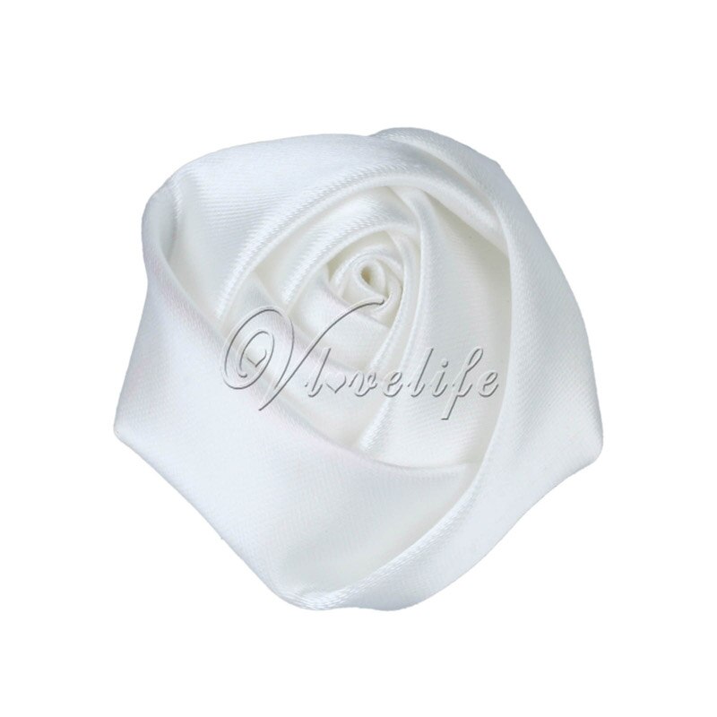 50 stk / lot mini 4cm satin rose roset blomsterhov... – Grandado