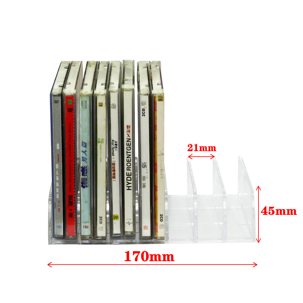 Clear Acrylic Cd Dvd Holder Storage Rack Tray Cd D Vicedeal