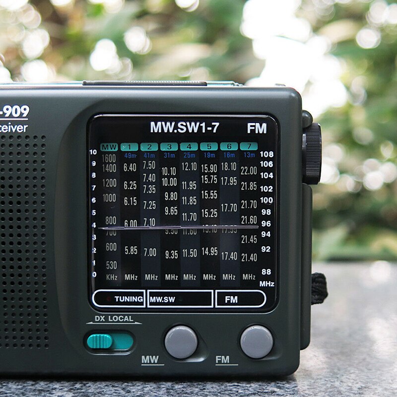 TECSUN R-909 Portable AM FM Radio Shortwave Pocket... – Vicedeal