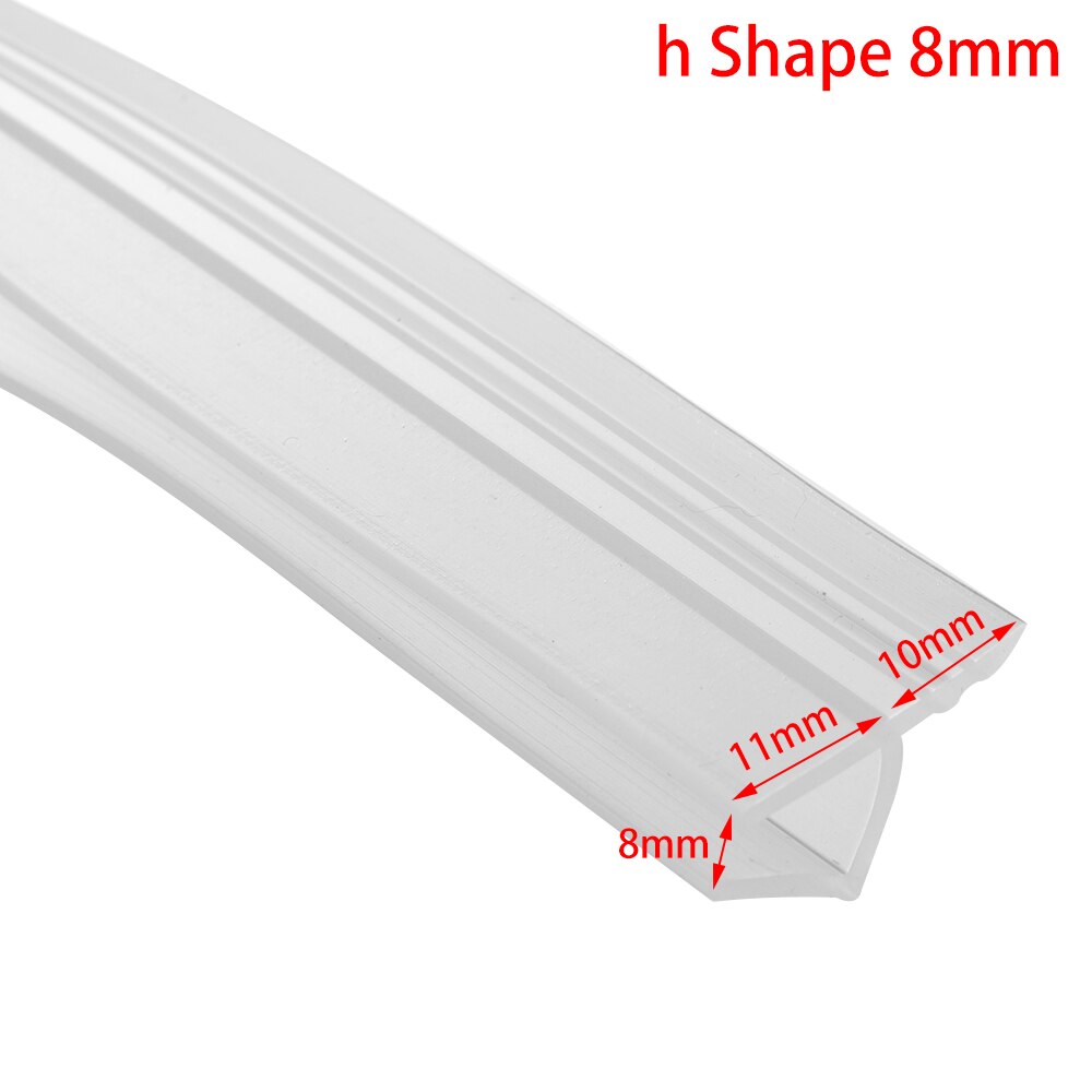1M 6-12mm Silicone Rubber F U h Shape Glass Door S... – Grandado