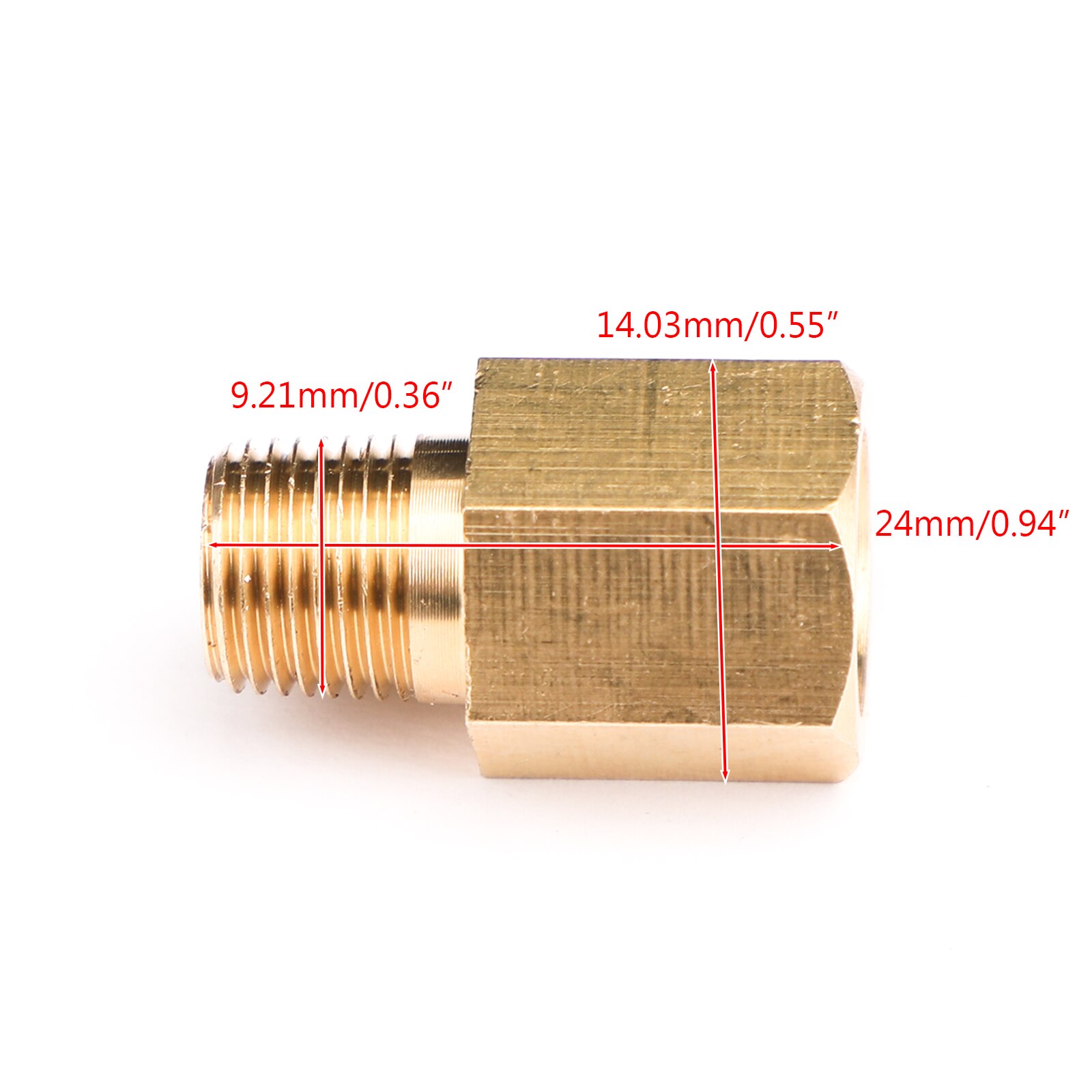 Artudatech 1/8 NPT Female To 1/8 BSPT Male Adapter... – Vicedeal